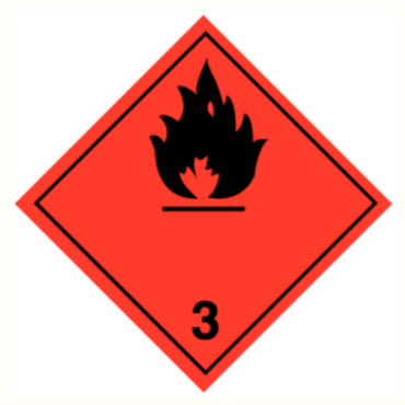 PIKT-O-NORM Pictogram Brandbare vloeistoffen ADR 3