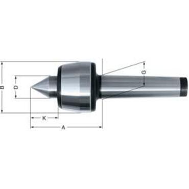FORMAT Revolving center with 60° point angle type 3303