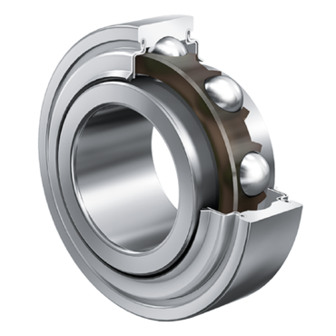 INA Insert bearing with standard inner ring Cylindrical Outer Ring ...